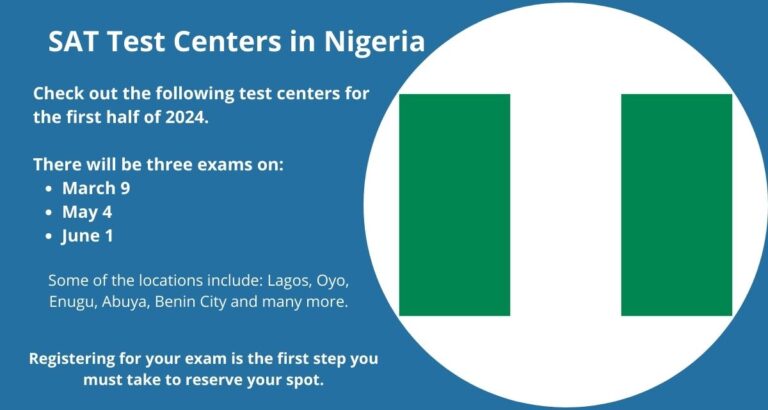 Find SAT test centers in Nigeria for your convenience 2025