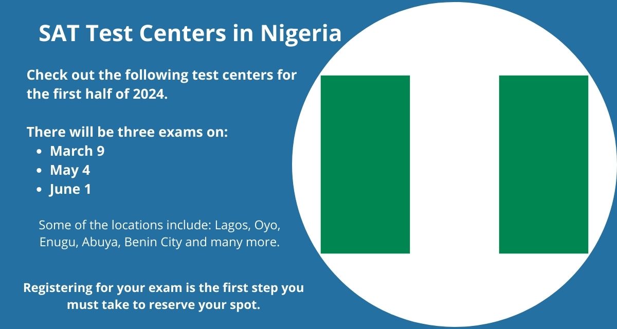 Find SAT test centers in Nigeria for your convenience 2025