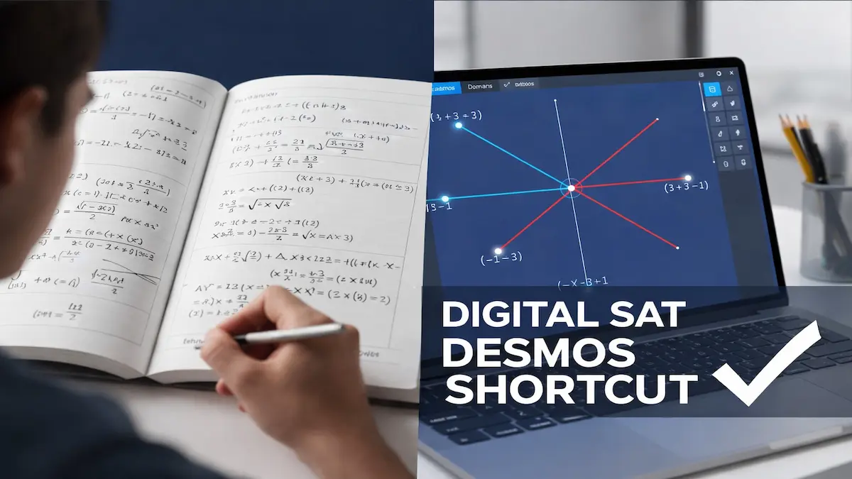 Digital SAT Systems of Equations Desmos: The 10-Second Shortcut